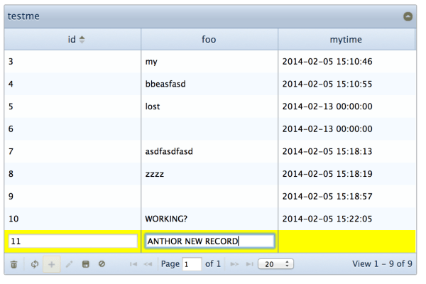 Displaying Timestamp Fields In An Editable Grid Feedback And Support For Phpgrid