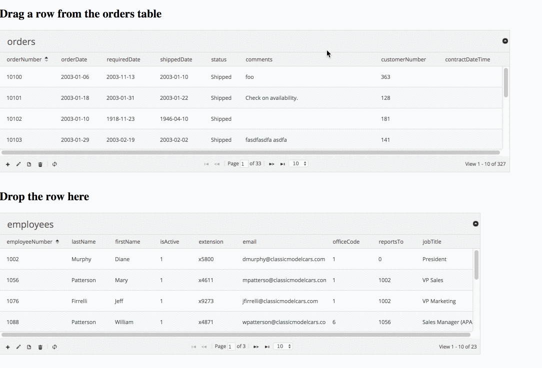 Drag Drop Rows Between Grids CodeProject